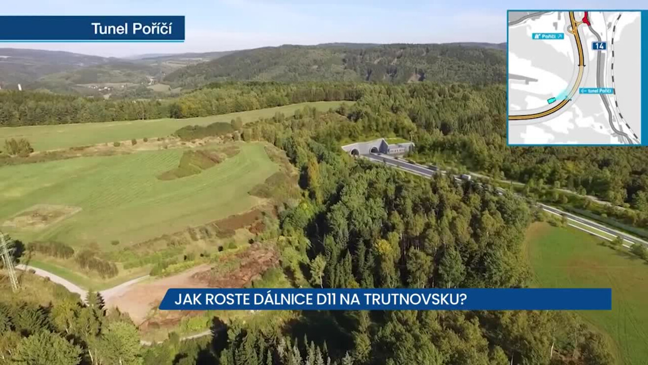 Jak roste dálnice D11 na Trutnovsku? | Východní Čechy | Dopravniinfo.TV ...